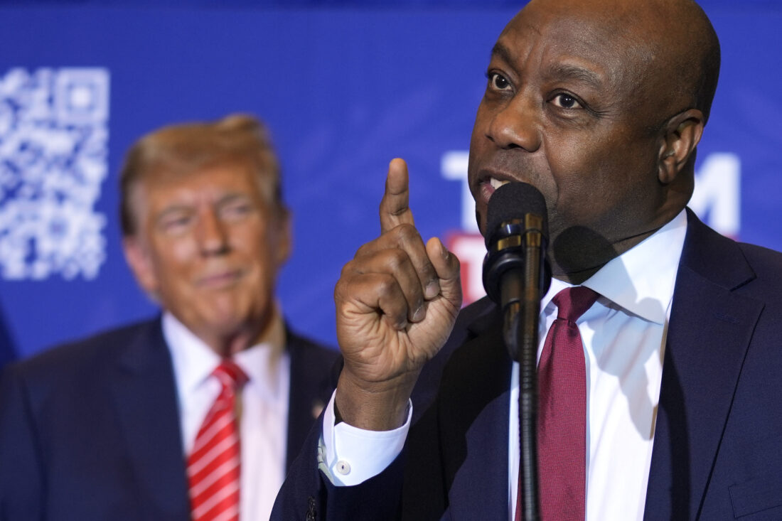 Tim Scott endorses Trump ahead of New Hampshire Republican primary ...